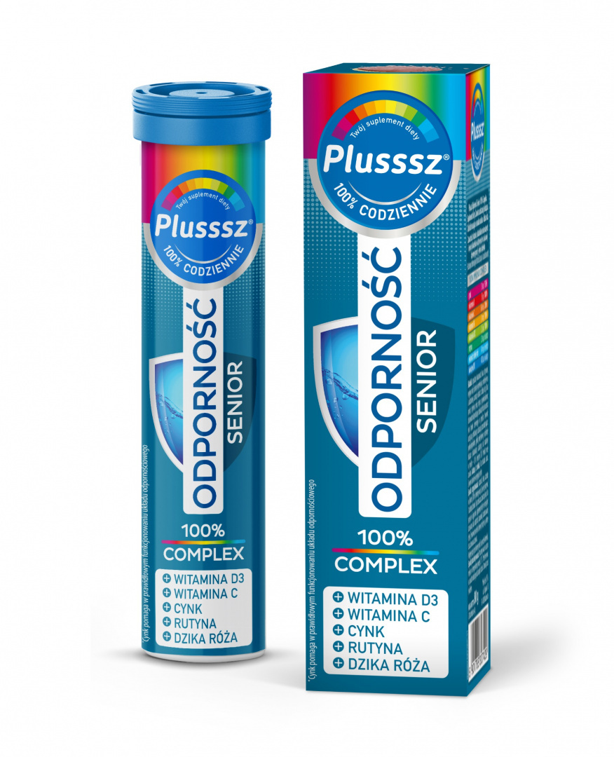 PLUSSSZ Elektrolity Senior 100% Complex 24 Tabletki Musujące | Sklep ...